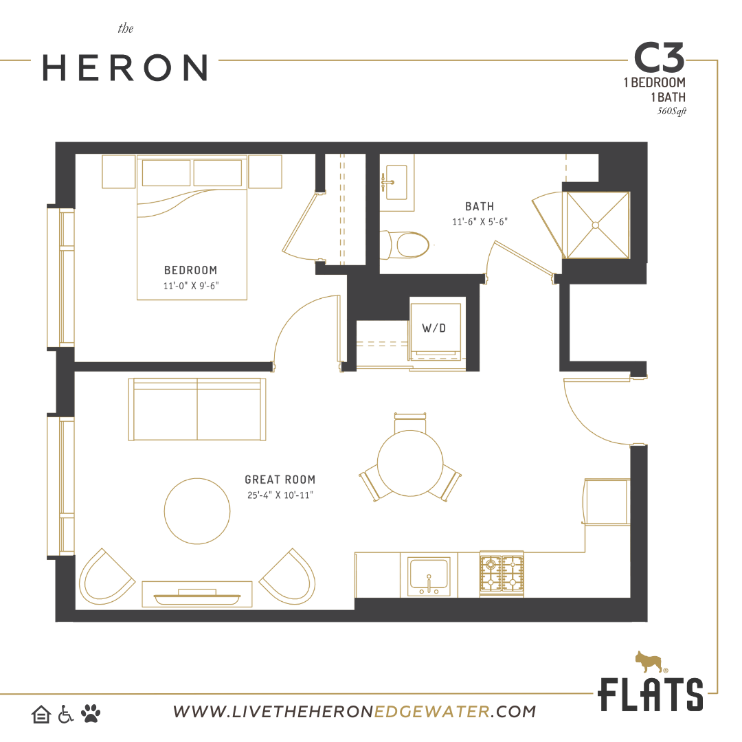 The Heron Apartments for Rent - Chicago | Domu
