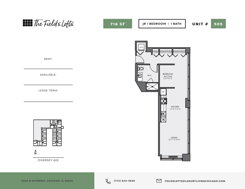 The Field's Lofts Apartments for Rent - Chicago | Domu